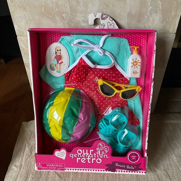 Toys | Our Generation Retro Beach Bell Swimsuit Outfit New Nib | Poshmark
